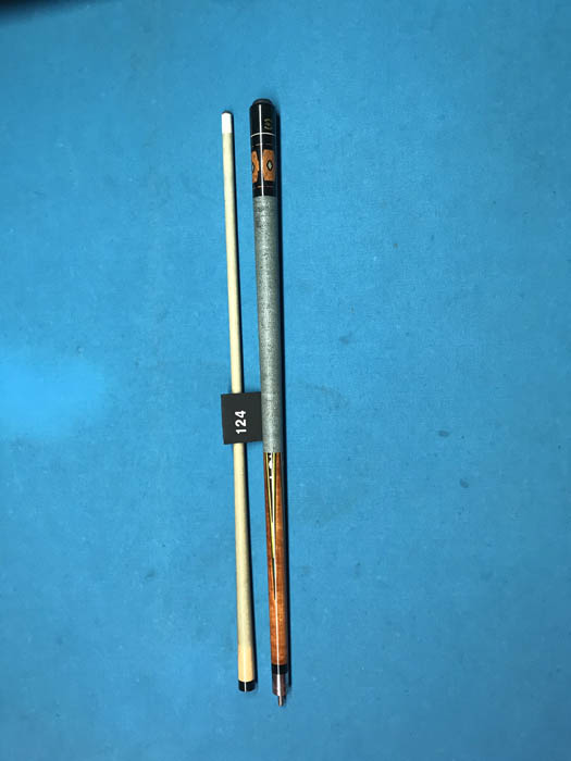 JOSS CUE 4 POINTS WITH INLAYS IRISH LINEN WRAP 1/4″ JOINT SCREW 1 SHAFT